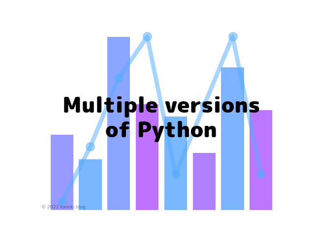 1台のPCで複数のVersionのPythonを使う | Kamiki